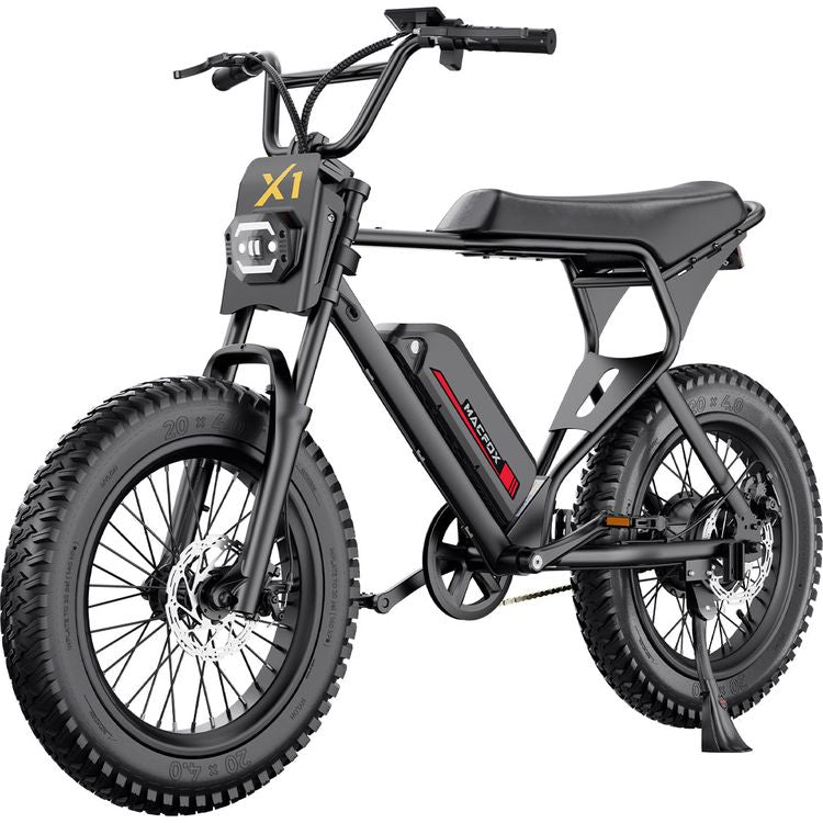 Macfox X1S Commuter Electric Bike - Black – FAO Schwarz