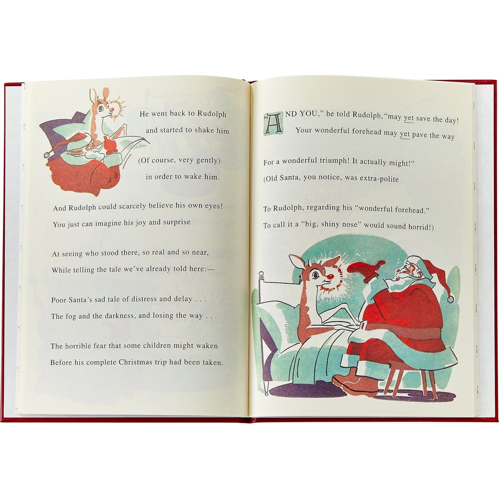 Rudolph the Red Nosed Reindeer Book Leather Edition | Graphic Image