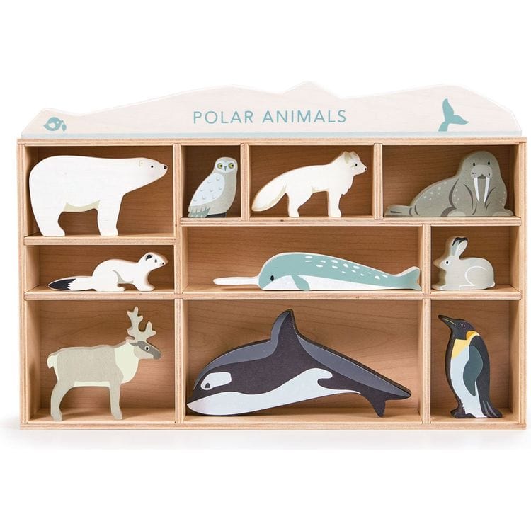 Wooden Polar Animals Set – FAO Schwarz